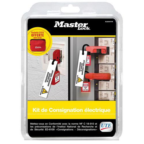 Kit de consignation électrique ELECKIT-FR - Master Lock - Manutan.be