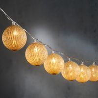 Guirlande de boule lumineuse led sur batterie avec minuteur - Manutan.be