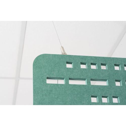 Panneau de séparation suspendu feutre PET acoustique - Smit Visual ...