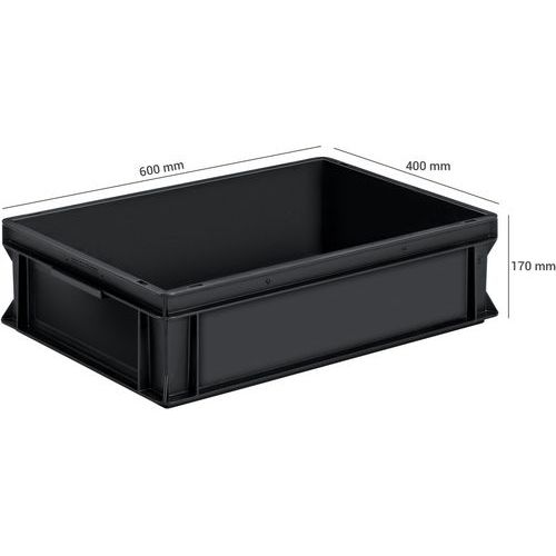 Bac norme Europe ESD - Spécial électricité statique - Longueur 600 mm ...