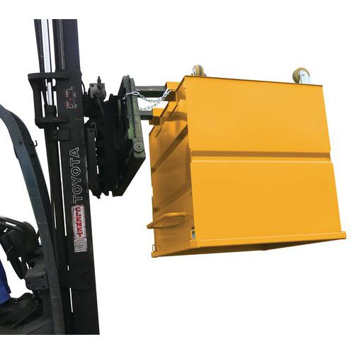 Container voor heftruck met kantelkop - Met wielen - 500 tot 2000 L ...