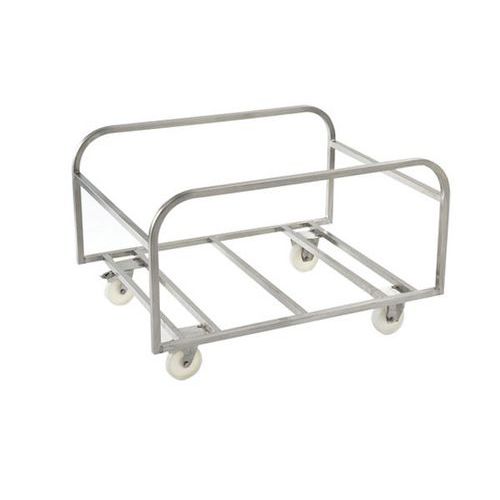 Trolley RVS voor bak groot volume 100 L tot 500 L - GILAC - Manutan.be