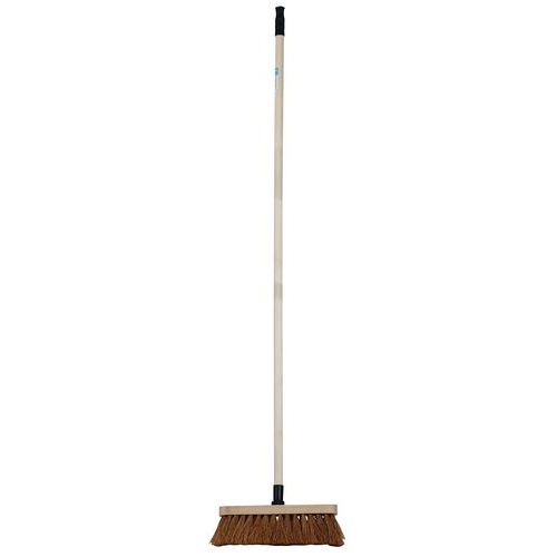 Houten steel 1,30 m en bezem van kokosvezel 29 cm - Manutan Expert ...