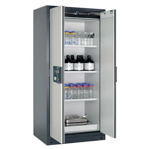 Armoire de sécurité Q-PEGASUS-90 Gris/Gris clair RAL 7035 - asecos - Manutan.be