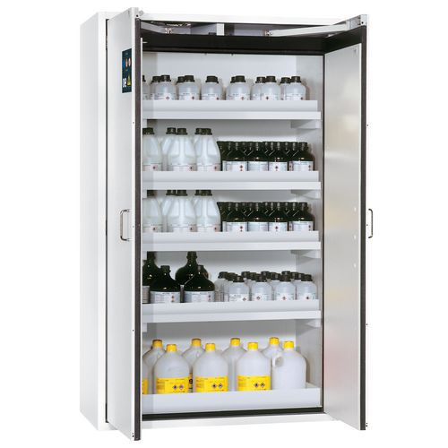 Veiligheidskast S-CLASSIC-90 - wit RAL 9016 - Asecos - Manutan.be