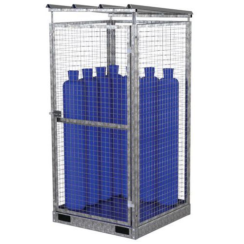 Abri pour stockage de bouteille gaz - mobile à vide - Sameto Technifil ...