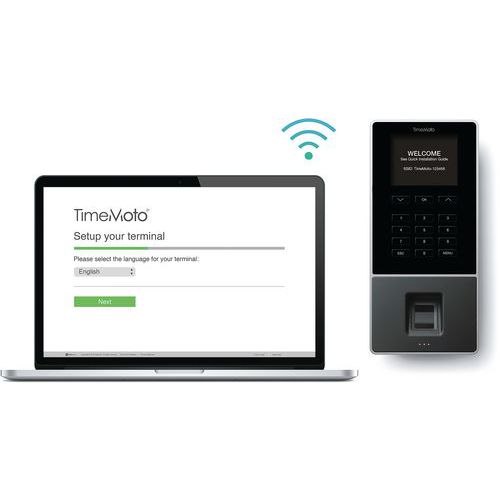 Pointeuse digitale avec d'empreinte digitale TM-626 - TimeMoto - Manutan.be