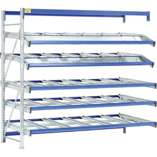 Rayonnage dynamique picking FIFO Flex - Bito - Manutan.be