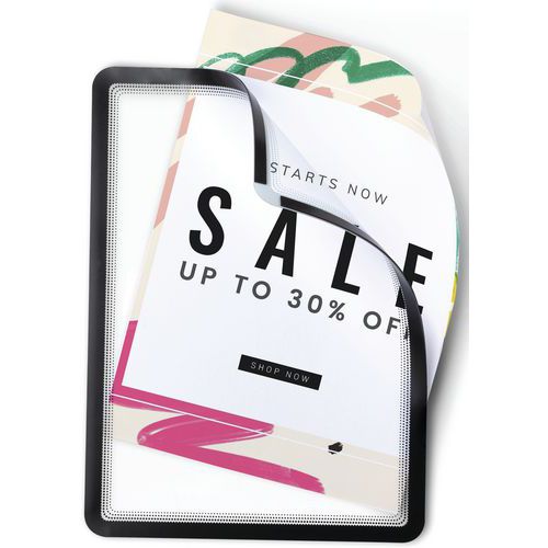 Magnetische insteekmap voor wissellijst Magneto Solo A3 - Manutan.be