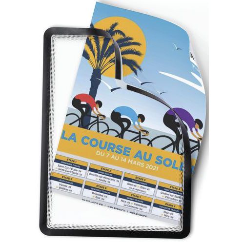 Magnetische insteekmap voor wissellijst Magneto Solo A3 - Manutan.be