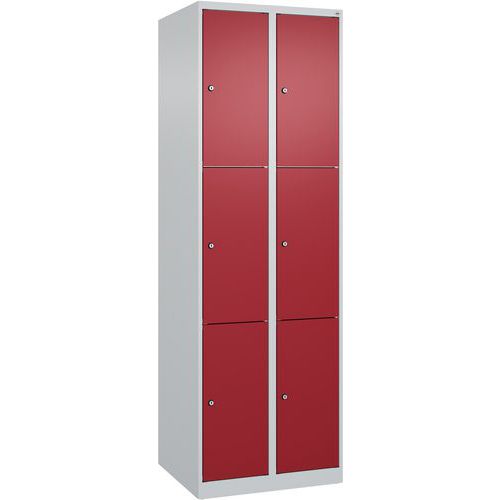 Vakkenkast Classic PLUS, 2 vaks, 6 vaks - CP - Manutan.be