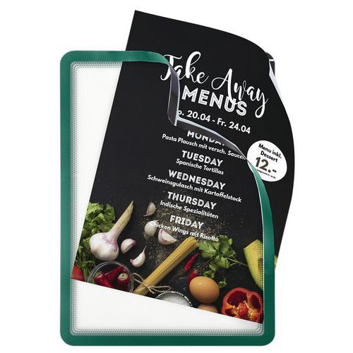 Zelfklevende insteekmap voor wissellijst Magneto A4 - Manutan.be