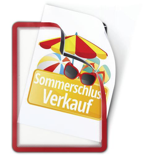 Zelfklevende insteekmap voor wissellijst Magneto A4 - Manutan.be