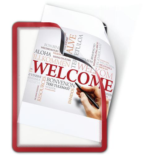 Zelfklevende insteekmap voor wissellijst Magneto A4 - Manutan.be