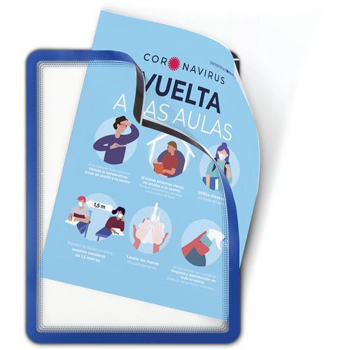 Zelfklevende insteekmap voor wissellijst Magneto A4 - Manutan.be